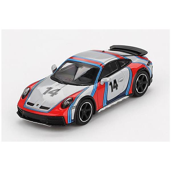 在庫状況：在庫あり/2025年09月 発売/※画像はイメージです。実際の商品とは異なる場合がございます。MINI−GT　1/64 ポルシェ 911 ダカール "Rally 1974" アイスグレーメタリック(左ハンドル) です。