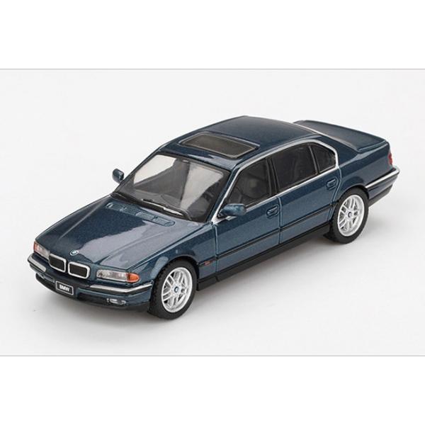 在庫状況：在庫あり/2026年03月 発売/※画像はイメージです。実際の商品とは異なる場合がございます。MINI−GT 1/64 BMW 750IL ソレントブルーメタリック(左ハンドル) です。