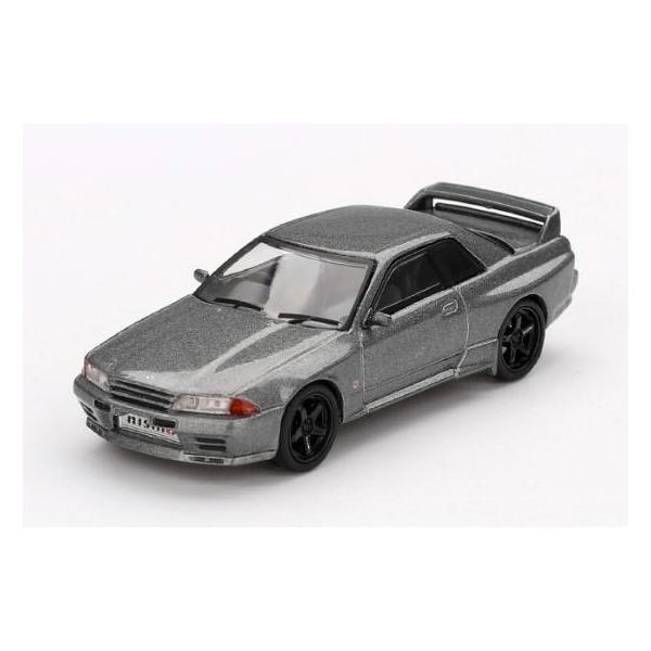 在庫状況：在庫あり/2026年01月 発売/※画像はイメージです。実際の商品とは異なる場合がございます。MINI−GT 1/64 Nissan スカイライン GT-R (NISMO BNR32 CRS Version)ダークメタルグレー(右...