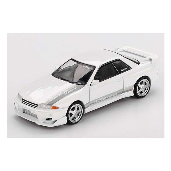 在庫状況：お取り寄せ/2025年11月 発売/※画像はイメージです。実際の商品とは異なる場合がございます。MINI−GT　1/64 Nissan スカイライン GT-R R32 Veilside コンバット C-I ホワイト(右ハンドル) です。