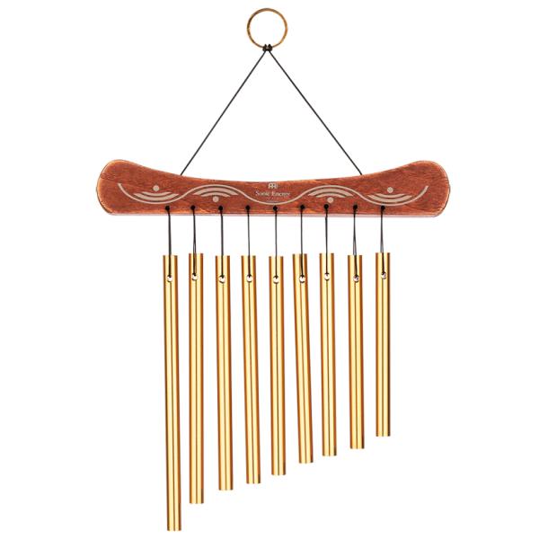 在庫状況：お取り寄せ/◆引っ掛けて使用することが可能な、9本バー仕様のバーチャイム◆アルミニウム製のバーにブロンズフィニッシュを施し、甘く、澄んだ輝きのある音が特徴◆サイズ： 14"/[HC9B]