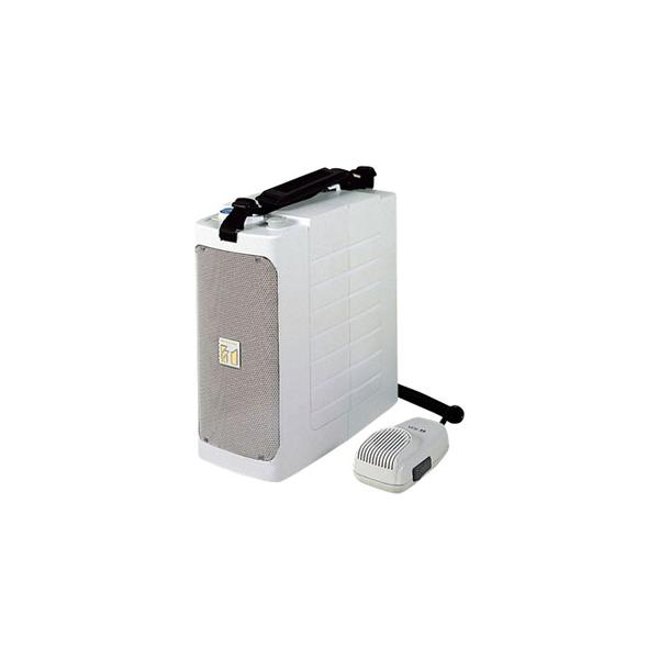 在庫状況：お取り寄せ/※乾電池は付属していません。※エンジンのかかっている車(バッテリー電圧が高い)から外部電源は取らないでください。◆ショルダーバックタイプのホイッスル音付、小型、軽量メガホン◆接話型マイクロホンには、音量調節、プレストー...