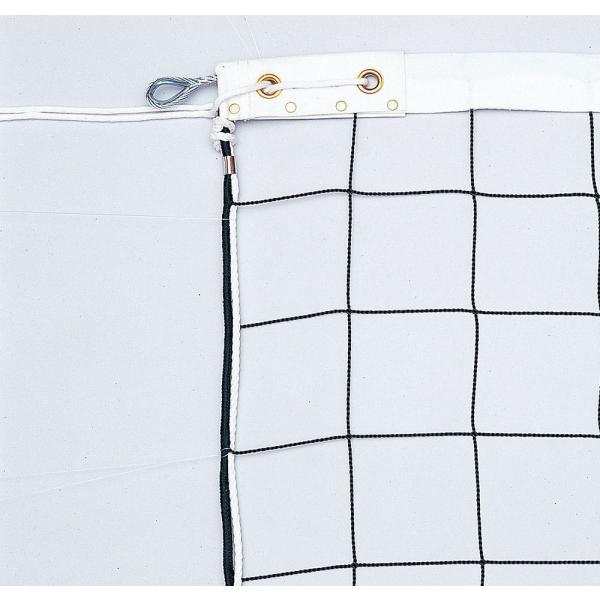 在庫状況：お取り寄せ/3日〜8日で出荷/※画像はイメージです。※この商品は バレーネット60DYT です。◆上部ケーブルにスーパー繊維製コードを使用した普及タイプのお求めやすい6人制バレーボールネットです。/[ZZZKN100]