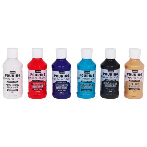 在庫状況：お取り寄せ/取引先在庫あり3日〜5日で出荷/※BITとCMIT/MITが含まれています。◆予めポーリングメディウムが入ったすぐに使えるタイプ、お得な6色セットです。◆ポーリング(フルイドアート)は、色同士が混ざり合わなく、マーブリ...