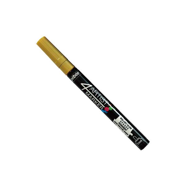 在庫状況：在庫僅少/2016年08月 発売/※画像はイメージです。実際の商品とは異なる場合がございます。ガイアノーツ 4アーティストマーカー 2mmゴールドです。