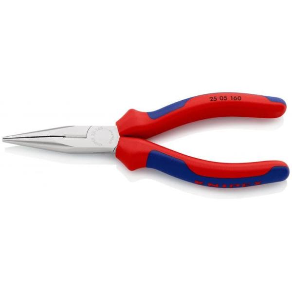 在庫状況：お取り寄せ/取引先在庫あり3日〜5日で出荷/◆精密な電子部品をつかんだり、切断するのに最適です。◆ヘッドの先端形状は半丸型です。◆つかみ面には滑り止めの横スジが入っています。/[2505160KNIPEX]