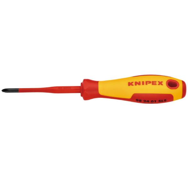 在庫状況：お取り寄せ/3日〜5日で出荷/◆材質はクロムバナジウムモリブデン鋼◆二種類の素材から成る1000V絶縁ハンドルは赤と黄のツートンカラーを採用することで、非絶縁ツールとの差別化を図っています◆プラスマイナスネジ用ドライブビット/[9...