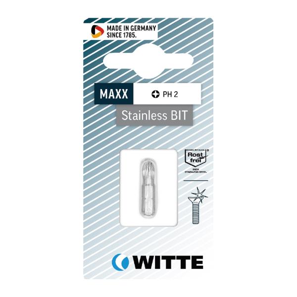 在庫状況：お取り寄せ/3日〜5日で出荷/◆ステンレス製ネジの錆の発生や孔食を防ぐステンレス製ビットです。◆真空氷焼入れにより優れた硬度と強度を誇ります。◆太陽光発電、海洋、食品加工など多くの用途で使用できます。/[26512WITTE]