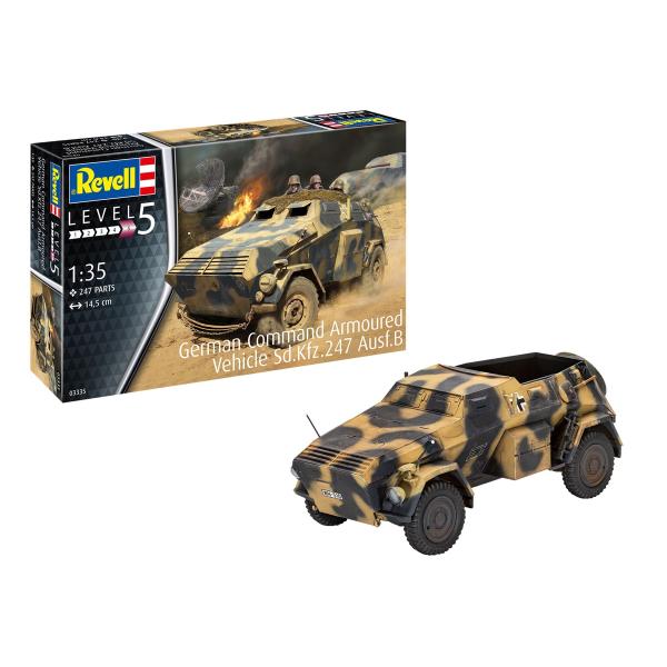 在庫状況：お取り寄せ/2022年06月 発売/※画像はイメージです。実際の商品とは異なる場合がございます。ドイツレベル　1/35 ドイツ Sd.Kfz.247 Ausf.Bです。