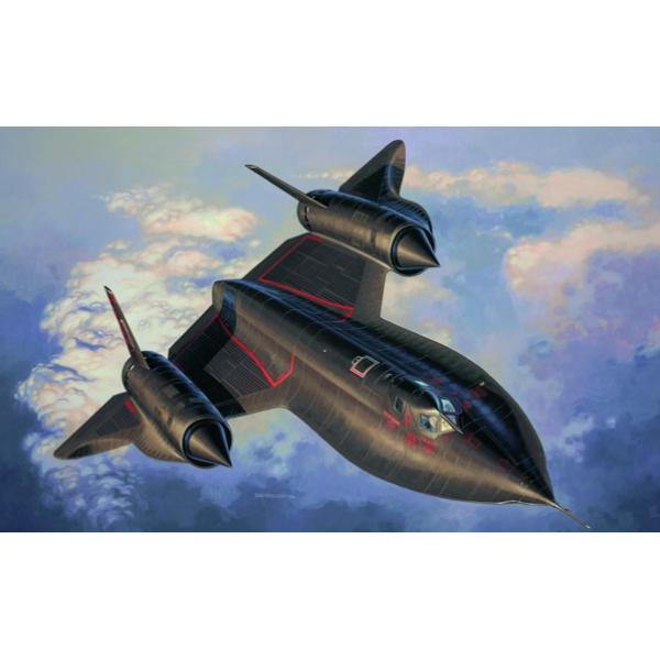 在庫状況：お取り寄せ/2022年07月 発売/※画像はイメージです。実際の商品とは異なる場合がございます。ドイツレベル　1/110 ロッキード SR-71 ブラックバードです。