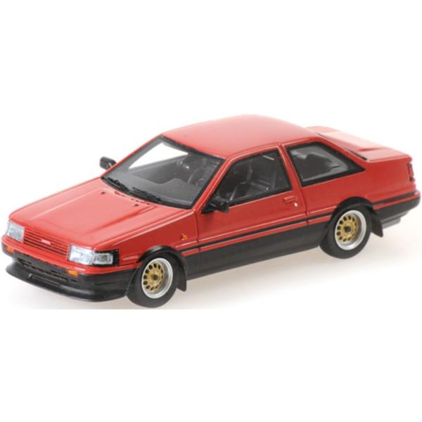 在庫状況：お取り寄せ/2022年06月 発売/ミニチャンプス 1/43 トヨタ カローラ GT(AE86)1984 レッドです。
