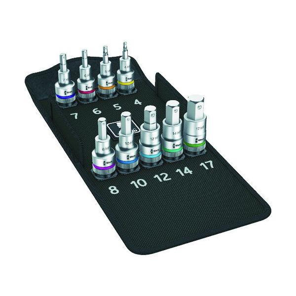 在庫状況：お取り寄せ/取引先在庫あり3日〜5日で出荷/◆各サイズが色で分けられているため、サイズを簡単に選べます。◆ホールディングファンクション(HF)により、ボルトやナットを着磁機能なしで保持できます。◆クロムメッキ仕上げです。/[004...