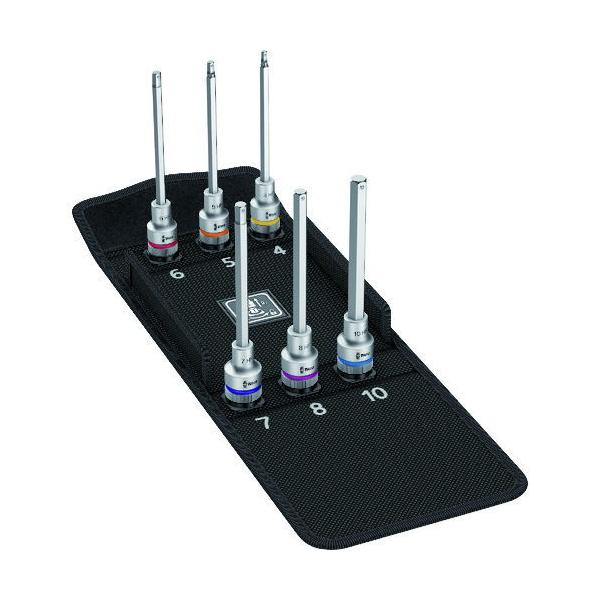 在庫状況：お取り寄せ/取引先在庫あり3日〜5日で出荷/◆各サイズが色で分けられているため、サイズを簡単に選べます。◆ホールディングファンクション(HF)により、ボルトやナットを着磁機能なしで保持できます。◆クロムメッキ仕上げです。/[004...