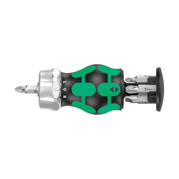 在庫状況：お取り寄せ/お届け：約2週間/◆人間工学に基づいて設計されたハンドルにより手に馴染みます。◆ラチェット機能は送り角8°です。◆小型ハンドルにより作業、収納スペースの削減を実現します。/[008885WERA]