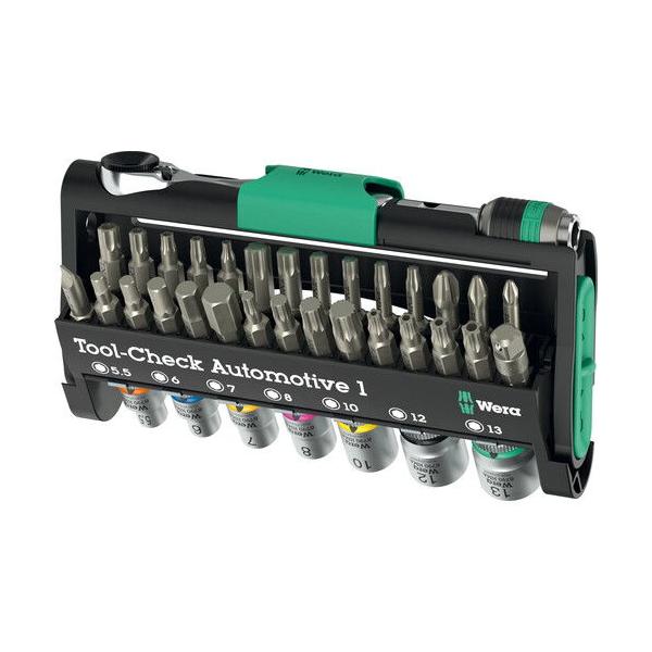 在庫状況：お取り寄せ/取引先在庫あり3日〜5日で出荷/◆自動車メンテナンス用ツールセット◆Kraftform ビットホルダー、Zyklop Mini ビットラチェット、ラピダプターホルダーが収納されており、多種多様な状況下でのネジ回しが可能...