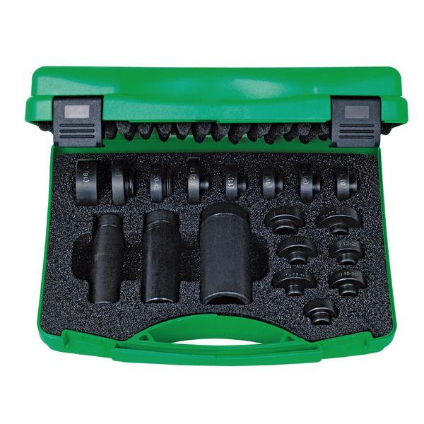 在庫状況：お取り寄せ/3日〜5日で出荷/◆小型軽量のミニサイズセットです。◆内径25mmまでのボールベアリング、ローラーベアリングやブッシュ、シールリング、ベルトプーリー等のパーツの挿入に。/[71Kクツコ]