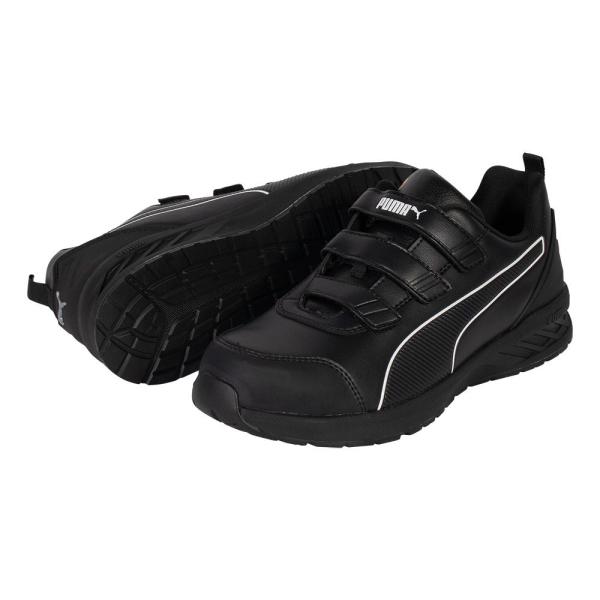 在庫状況：お取り寄せ/お届け：約1週間/◆進化したデザインの軽快な足元にくわえ、静電気帯電防止機能が追加された合皮3本マジックプロスニーカー◆履き心地、安全性はもとより、デザインにもこだわるプロユーザーに高い支持を得ています◆耐磁性と断熱性...