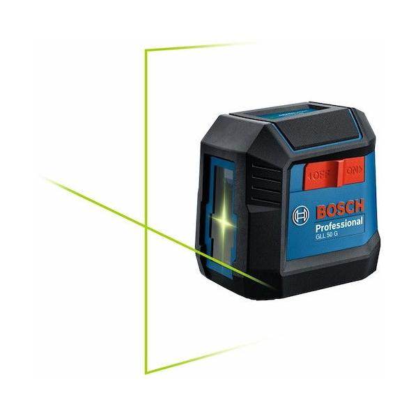 在庫状況：お取り寄せ/取引先在庫あり3日〜5日で出荷/※付属の電池はテスト用です。◆4倍見やすいグリーンレーザー採用です。◆スイッチ一つの簡単操作です。◆連続使用時間はアルカリ電池で約8時間です。/[GLL50GBOSCH]