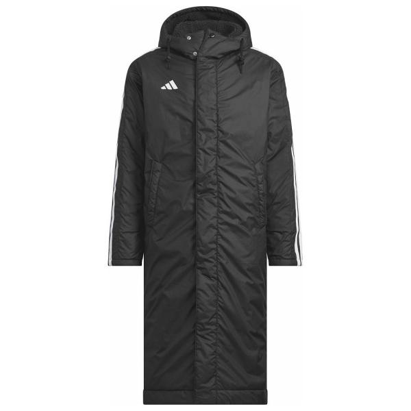 在庫状況：お取り寄せ/3日〜8日で出荷/◆スリーストライプス ルーズフィット ロング ボアコートは、スポーツウェアとデイリーファッションを軽やかに融合。/[ADJBW566KA1302JS]