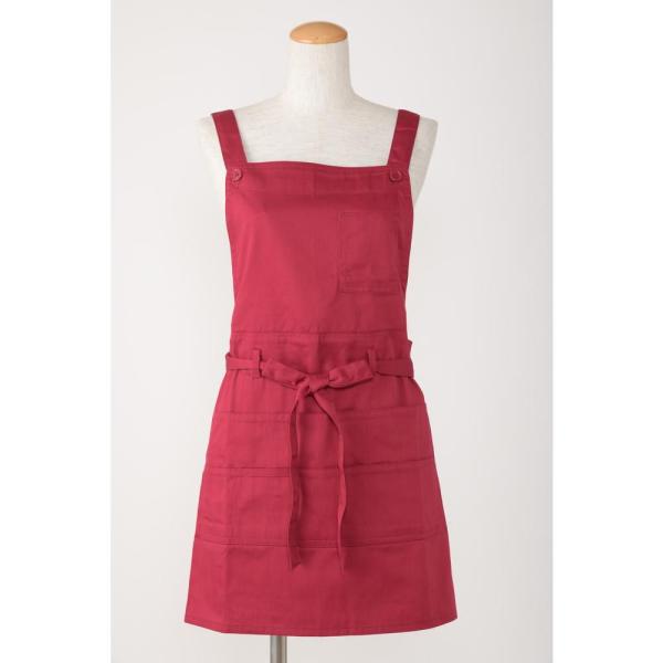 在庫状況：お取り寄せ/5日〜7日で出荷/◆機能的な10ポケット装備!おしりがちょうど隠れる丈の(ええエプロン ショート)。◆小柄な女性でもきりっと着こなせるショート丈。気になるおしり部分はちゃんと隠れるから安心。◆ウエストを腰ヒモできゅっと...