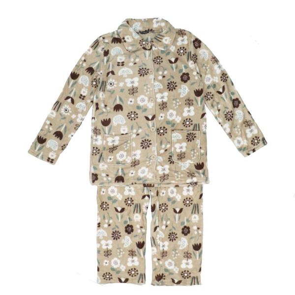 在庫状況：お取り寄せ/5日〜7日で出荷/◆ふわふわ素材が心地良い!マイクロファイバー ボタン付き セットアップ。/[BF0185541A2H]