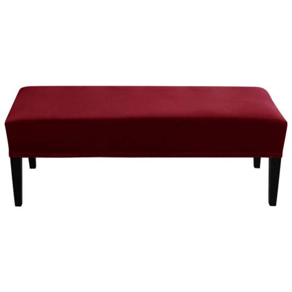 在庫状況：お取り寄せ/5日〜7日で出荷/※こちらの販売ページはベンチカバー、ワインレッドとなります◆すっぽり被せて、ベンチを自分色にリニューアル。◆タテ・ヨコに程よく伸縮するストレッチ素材が、ダイニングベンチやロングスツールなど、背もたれの...