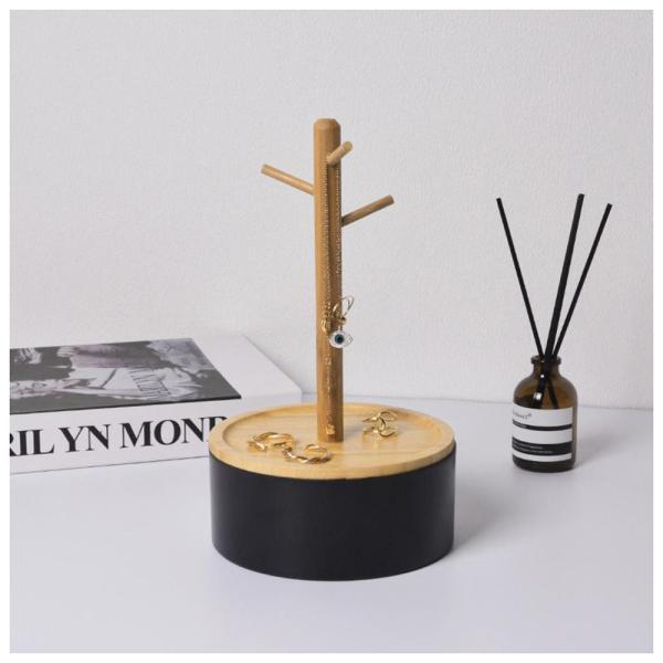 在庫状況：お取り寄せ/5日〜7日で出荷/※こちらの販売ページはキースタンド、ブラックとなります◆迷子になりがちな鍵をサッと掛けておけるキースタンド ◆ツリー型スタンドと台座プレートは、付属のネジで簡単セッティング!※六角レンチが付属◆忘れ物...