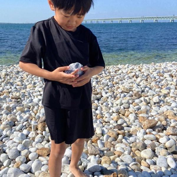 在庫状況：お取り寄せ/5日〜7日で出荷/◆日焼け対策に!キッズ用上下セットアップのラッシュガードが新登場。/[BF0240371B2A]