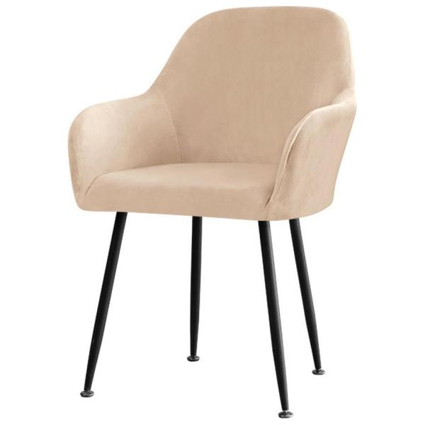 在庫状況：在庫僅少/※こちらの販売ページは椅子カバー、ベージュとなります◆ぐーんと伸びるストレッチ素材◆ひじ掛け付きチェアにも対応◆取り付け方はとっても簡単！/[PMYCOVER50151A2A]