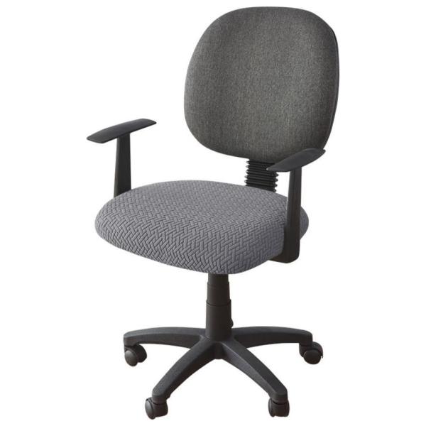 在庫状況：お取り寄せ/5日〜7日で出荷/※こちらの販売ページはチェアカバー、ダークグレーとなります◆今お使いのチェアにフィット!◆ぐ〜んと伸びて、パッと着せ替え◆外れにくくて、仕上がりキレイ/[CROE19181A2G]