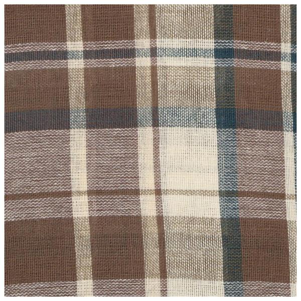 在庫状況：お取り寄せ/5日〜7日で出荷/※こちらの販売ページはマルチカバー、53345.ブラウンとなります◆可愛いチェック柄で、お部屋のイメージを手軽に変えられる サッと掛けられるマルチカバー。◆インド綿100％。/[COVERCHECK2...