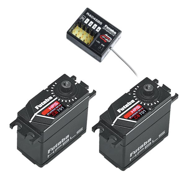 在庫状況：在庫僅少/2025年11月 発売/※画像はイメージです。実際の商品とは異なる場合がございます。フタバ RS404SBS-CB701×2　受信機・サーボ バギーカー用セットです。
