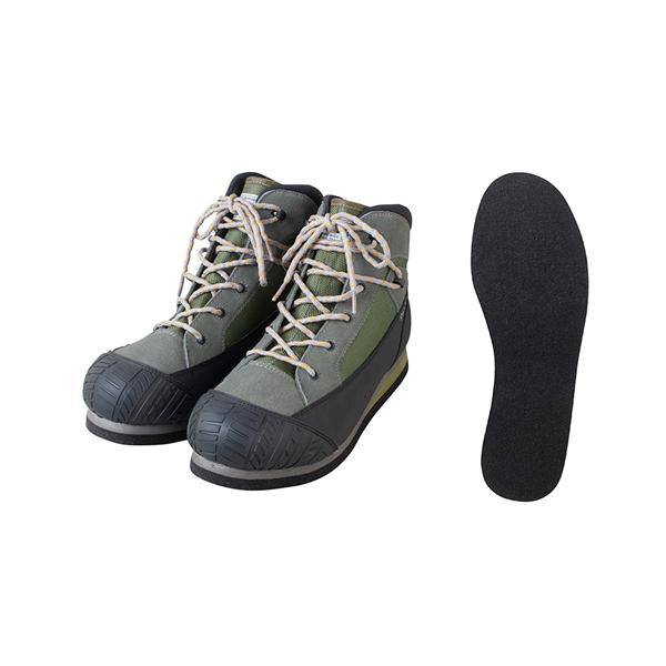 在庫状況：お取り寄せ/※足サイズはパズデザインウェーダー(ソックス厚4mm)着用時のサイズの目安です。◆軽量化だけでなく快適性も追及した(歩くための)ウェーディングシューズ。/[ZWS618M]