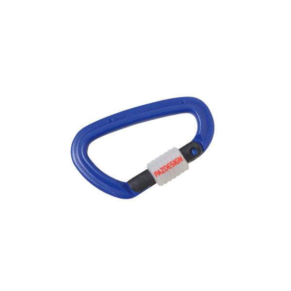 在庫状況：お取り寄せ/◆オール樹脂製の錆びないカラビナ。/[PAC214ブル]