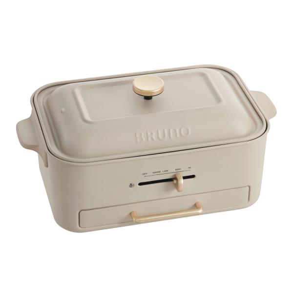 在庫状況：お取り寄せ/お届け：1〜2週間/2023年03月 発売/◆大人気のコンパクトホットプレートがさらに進化◆調理中の煙と油の飛散を軽減◆3つの便利な付属プレート(減煙グリルプレート・平面プレート・たこ焼きプレート)/[BOE109GRG]