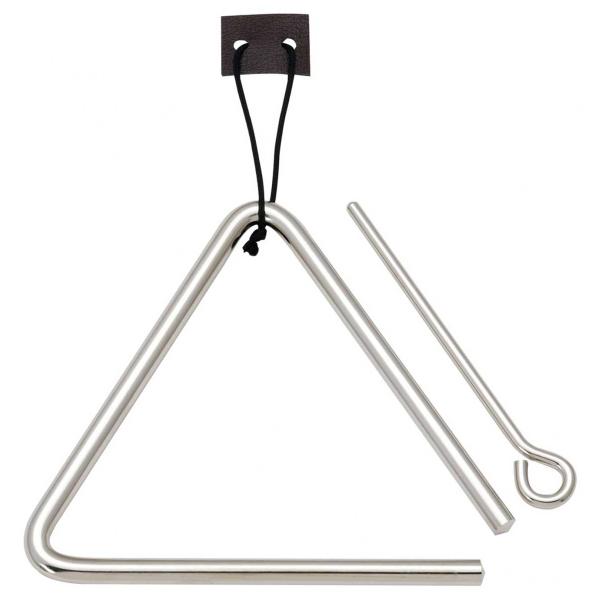 在庫状況：お取り寄せ/お届け：約2週間/◆高品質な18cmトライアングル◆教育楽器、音楽発表会、ライブ、パーカッショニストユーザーなど◆打棒、吊革付属/[T18キクタニ]