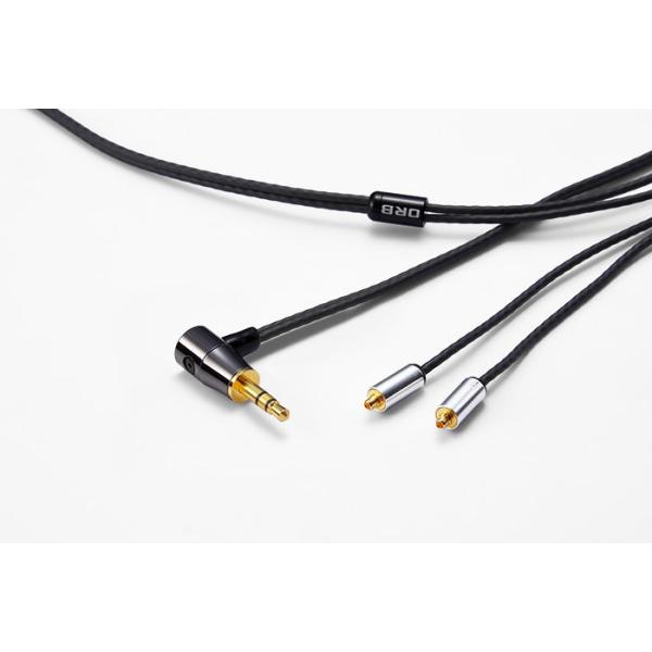 在庫状況：お取り寄せ/お届け：2〜3週間/2020年04月 発売/◆【MMCX-3.5mm3極(ステレオ)Lプラグ】ヘッドホン/イヤホン用リケーブル(1.2m)◆連続結晶高純度無酸素銅PC-Triple Cを導体に採用したORBオリジナルケ...