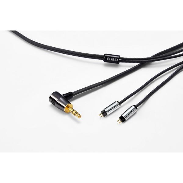 在庫状況：お取り寄せ/お届け：2〜3週間/2020年04月 発売/◆【Custom IEM 2pin⇔3.5mm3極(ステレオ)Lプラグ】イヤホン用リケーブル(1.2m)◆連続結晶高純度無酸素銅PC-Triple Cを導体に採用したORBオ...