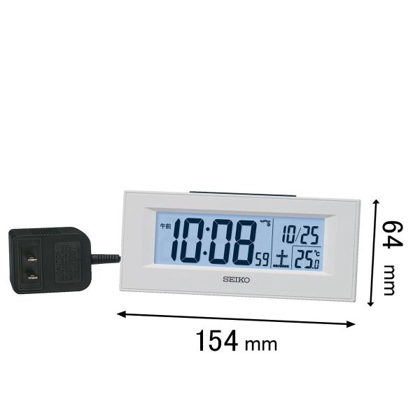 在庫状況：在庫僅少/2022年07月 発売/◆文字がくっきりと浮かび上がる白色LEDバックライト◆サイズ：64×154×39mm(H×W×D)◆電波修正機能　◆ダンダントーン　◆アラームオートストップ　◆明るさ切替機能