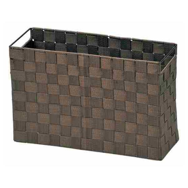 在庫状況：お取り寄せ/7日〜10日で出荷/◆隙間収納にぴったりな細型バスケットです。◆ファイルや雑誌、ペットボトルの保管に適しています。◆持ち手付きで持ち運びに便利です。/[5878DBR]