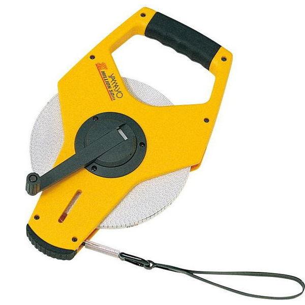 在庫状況：お取り寄せ/※画像はイメージです。※こちらの商品は長さ100mの巻尺です。◆巻上速度3倍速のJIS1級巻尺◆表1目盛2mm、裏1目盛5mm、100cm毎に判読しやすいメートル表示付/[G1704TOEILIGHT]