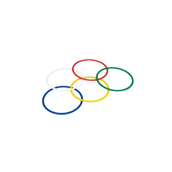 在庫状況：お取り寄せ/◆5色のバリエーションで表現運動、体づくり運動の幅が広がります◆フラットフープはつなぎ目が無く、踏んでも割れにくい樹脂成形品です/[B2443TOEILIGHT]