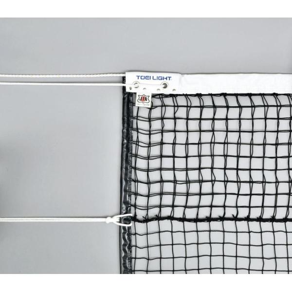 在庫状況：お取り寄せ/◆上部ダブルネット(サイドポール無し)◆日本テニス協会推薦品◆幅106cm×長さ12.7m、網目3.5cm/[B2839TOEILIGHT]