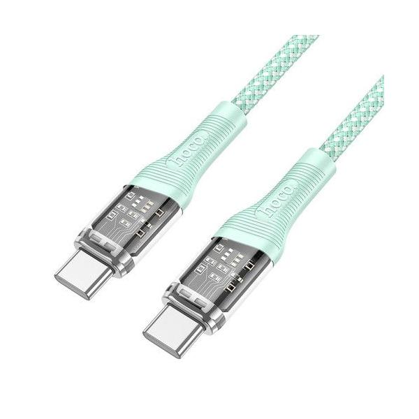 在庫状況：お取り寄せ/2023年02月 発売/◆クリアパーツを使用し、コネクタ内部が透けて見えるサイバーなデザインケーブル。◆PDに対応しており、最大60Wの急速充電に対応します。/[U111TTGR]