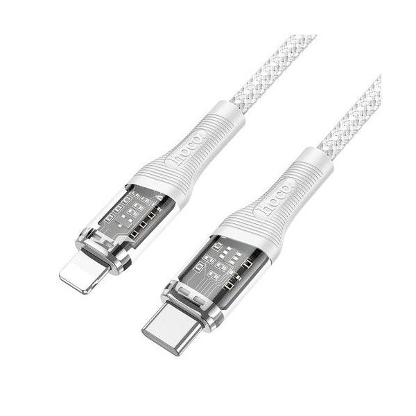 在庫状況：お取り寄せ/2023年02月 発売/◆クリアパーツを使用し、コネクタ内部が透けて見えるサイバーなデザインケーブル。◆PDに対応しており、最大20Wの急速充電に対応します。/[U111TLGY]