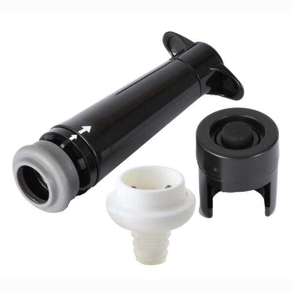 在庫状況：お取り寄せ/お届け：1〜2週間/◆人気沸騰!!栓を使い分ければ、ワインもシャンパンも1つのポンプで簡単保存!◆赤・白ワインが飲み残ったときには真空保存して、ワインの酸化や風味の劣化を防ぎます。シャンパンやスパークリングの保存には、...