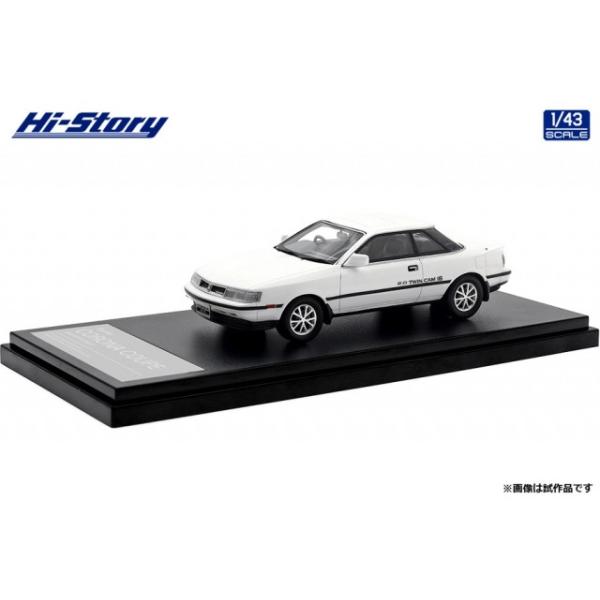 在庫状況：お取り寄せ/◆2024年04月 発売/※画像はイメージです。実際の商品とは異なる場合がございます。ハイストーリー 1/43 Toyota CORONA COUPE 2000 GT-R (1985) スーパーホワイトII です。