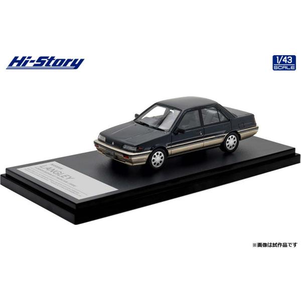 在庫状況：お取り寄せ/2024年10月 発売/※画像はイメージです。実際の商品とは異なる場合がございます。ハイストーリー 1/43 NISSAN LANGLEY 4 DOOR SEDAN GT TWINCAM (1988) ミッドナイトブル...