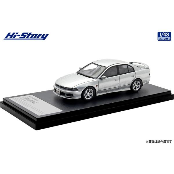 在庫状況：お取り寄せ/◆2025年11月 発売/※画像はイメージです。実際の商品とは異なる場合がございます。ハイストーリー 1/43 MITSUBISHI GALANT VR-4 (1996) ハミルトンシルバー です。