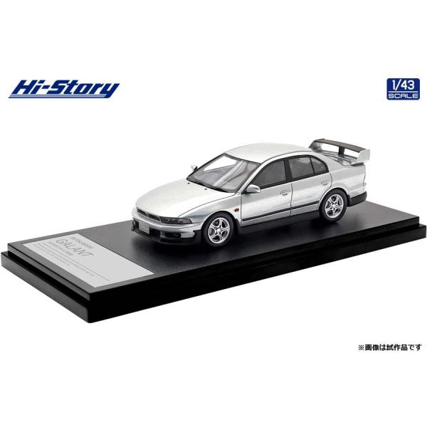 在庫状況：在庫僅少/2026年05月 発売/※画像はイメージです。実際の商品とは異なる場合がございます。ハイストーリー 1/43 MITSUBISHI GALANT SUPER VR-4 (1998) ハミルトンシルバーです。